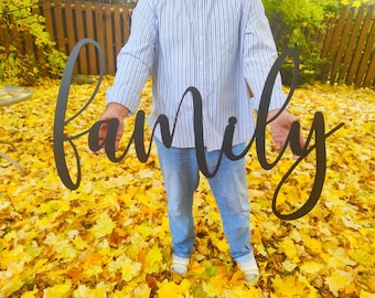 Large Family Sign - Etsy