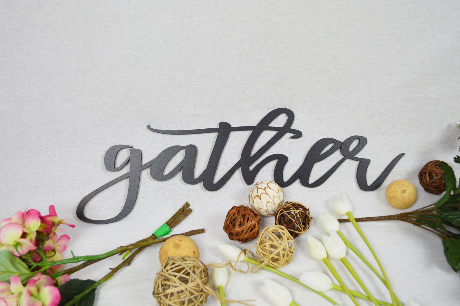 Gather Wooden Sign Wooden Word Cut Wooden Laser Cut | Etsy