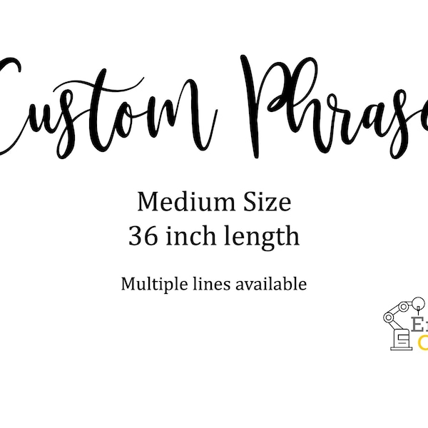 Custom Word Cutout - Etsy