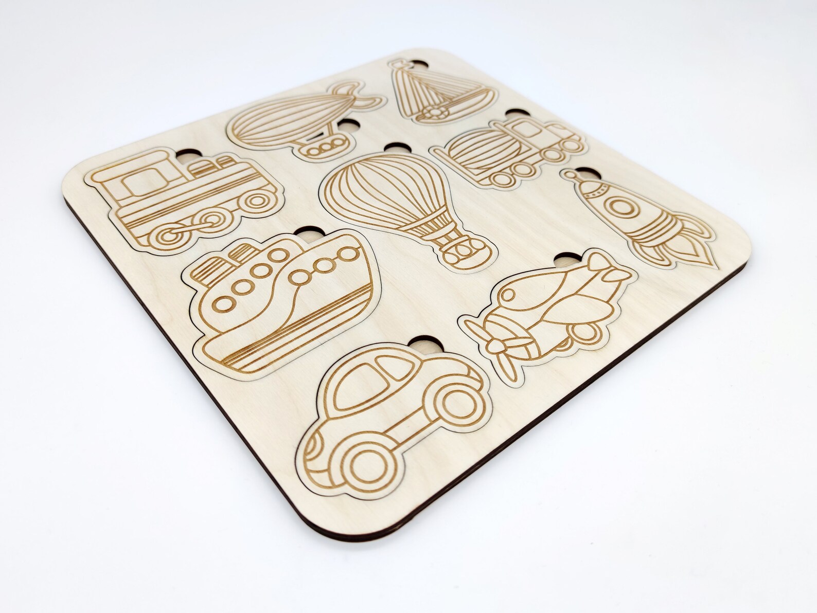 Puzzle. Laser cut file SVG DXF vector plans glowforge file | Etsy