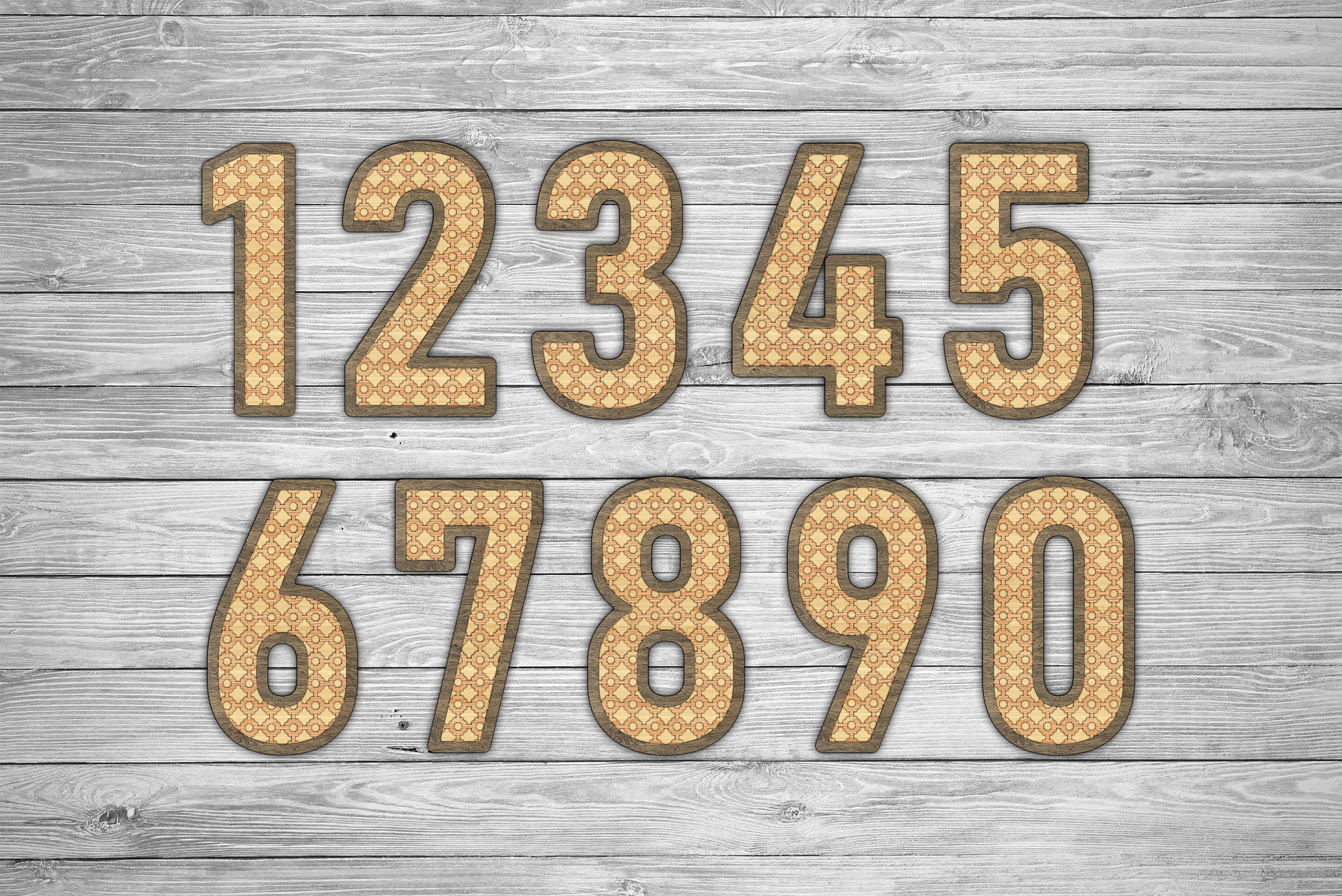 Numbers. Laser cut files SVG DXF glowforge files laser svg | Etsy