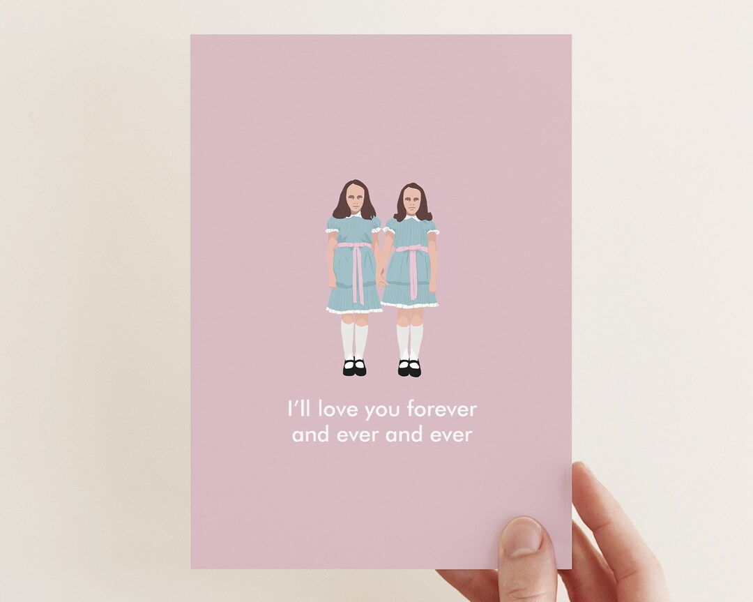 The Shining Grady Twins Love Card: Horror Valentine - Etsy