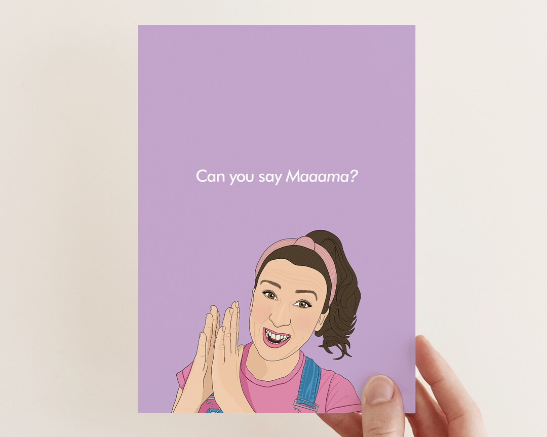Ms Rachel Mother's Day Card Can You Say Mama Miss Rachel Card for ...