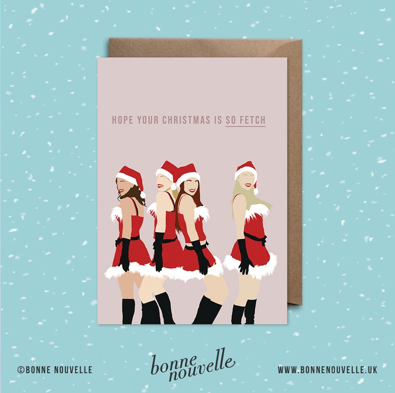 Mean Girls Christmas Card so Fetch Funny Christmas Card - Etsy