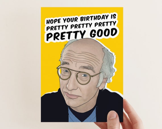 Paper Paper & Party Supplies Larry David Small Card Curb Your ...