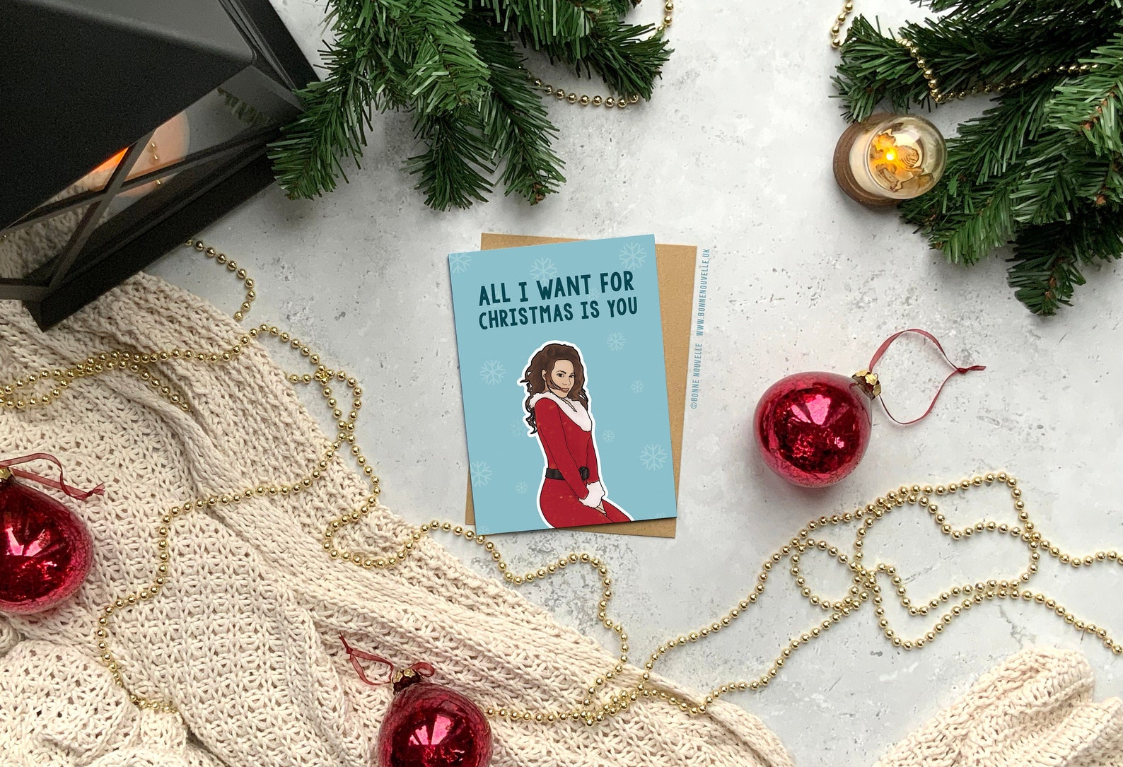 Mariah Carey Christmas Card All I Want For Christmas Is You | Etsy