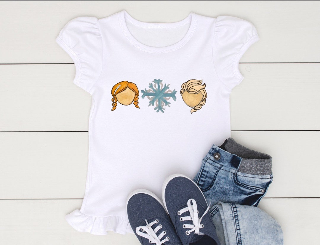 Sisters With Snowflake HTV Vinyl Transfer Snowflake Design - Etsy