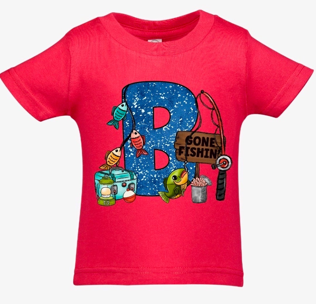 HTV Transfer - DIY Transfer - Fishing Letters - Fish - Lure - Pole ...