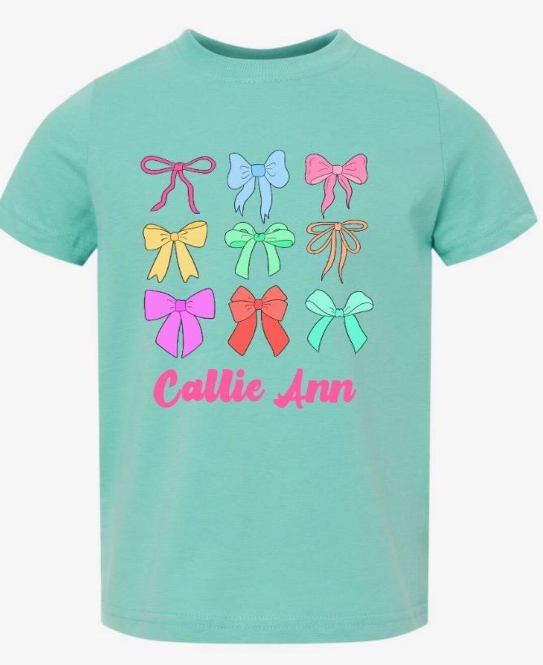 Personalized Bow Htv - Colorful Bows - Personalized HTV Transfer - DIY ...