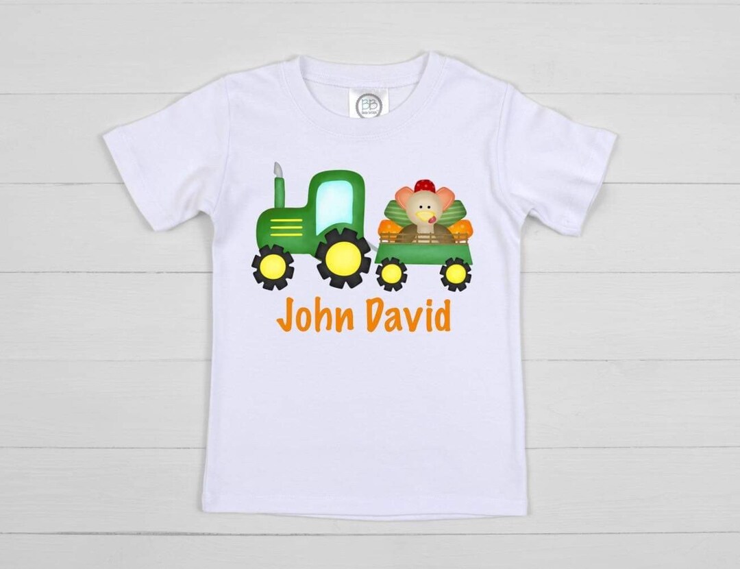 HTV Transfer DIY Transfer Turkey Transfer Tractor Transfer Personalized ...