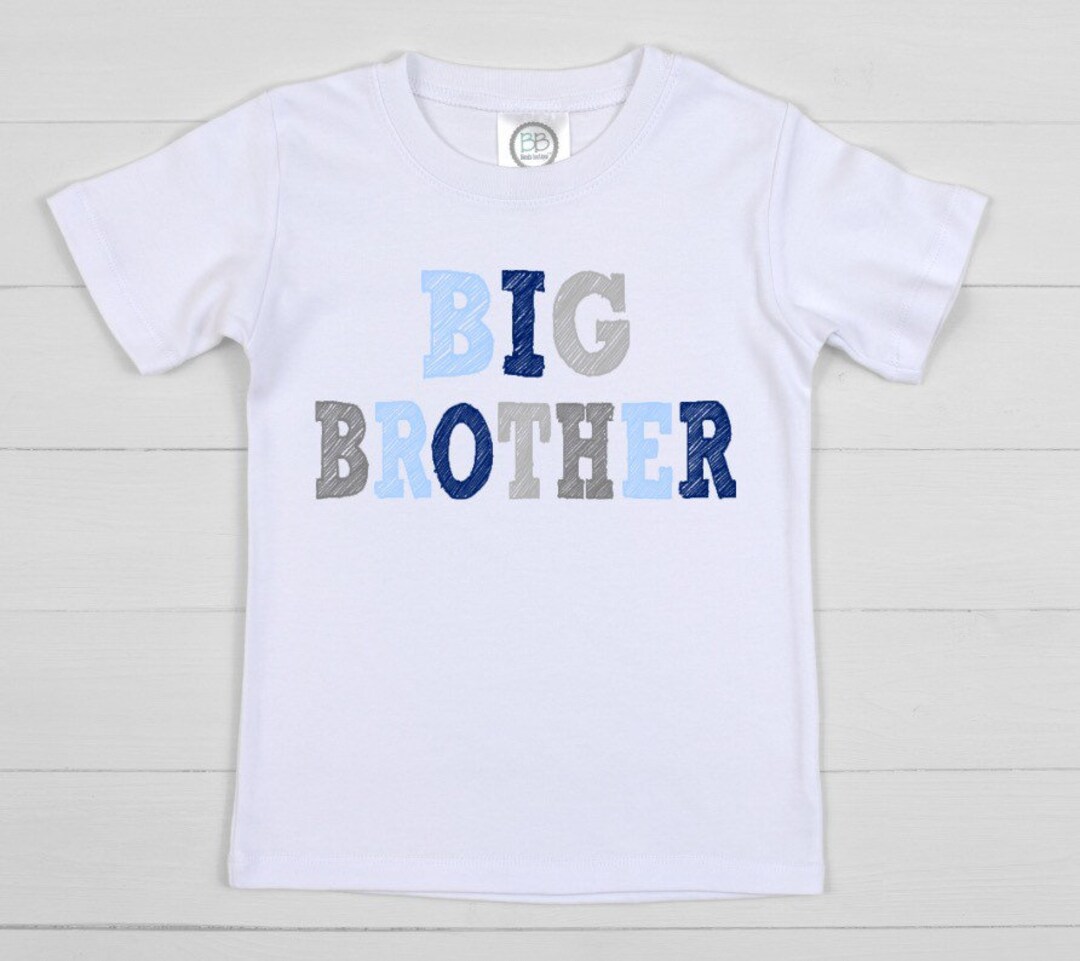 HTV Transfer - DIY Transfer - Big Brother - Family - Siblings - Kids - Etsy