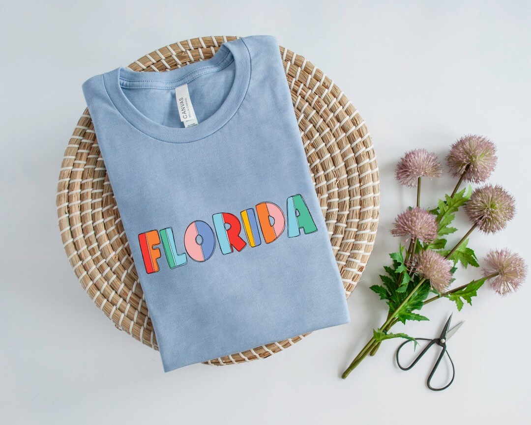 HTV Transfer - DIY Transfer - Florida - Striped Print - Florida ...