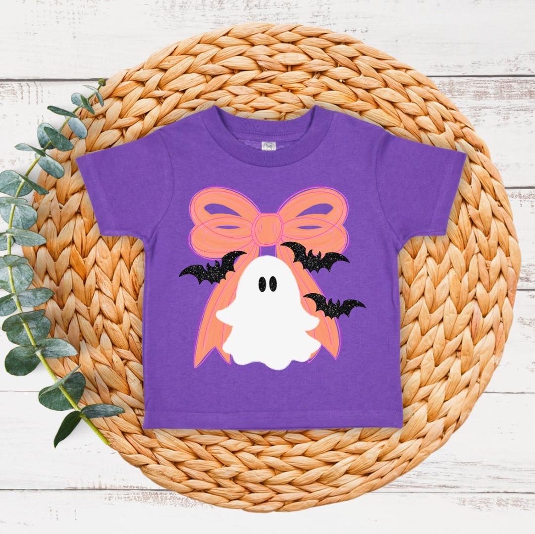 Ghost With Bow - Bow - Halloween Htv - Ghost - Bats - Fall Htv - Fall ...