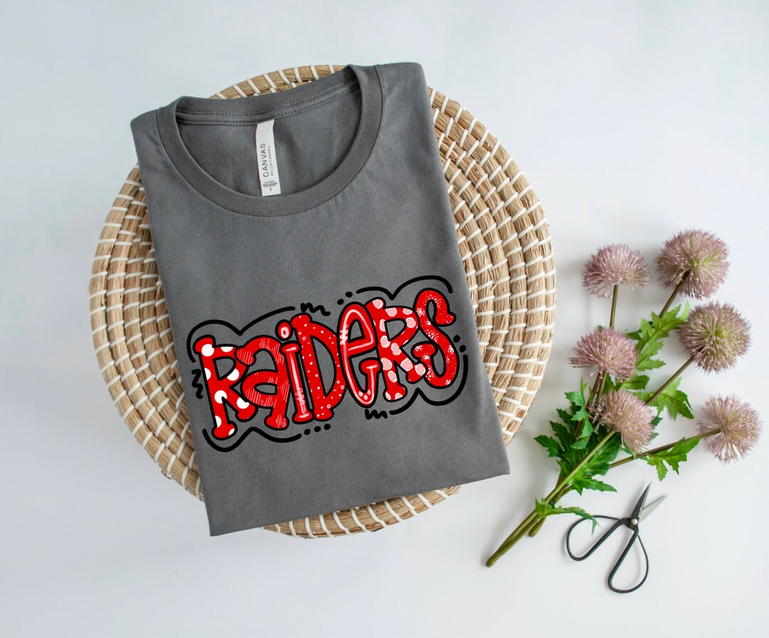 HTV Transfer - DIY Transfer - Raiders - Mascot - Red - Gamely - Sports ...