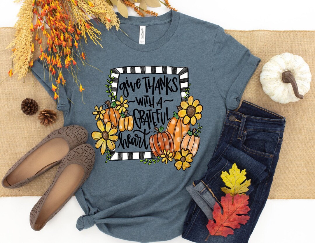 HTV Transfer - DIY Transfer - Fall Transfer - Thankful Transfer ...