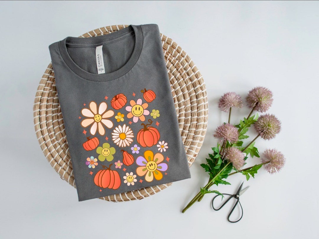 HTV Transfer - DIY Transfer - Fall - Collage - Happy - Smile - Daisy ...