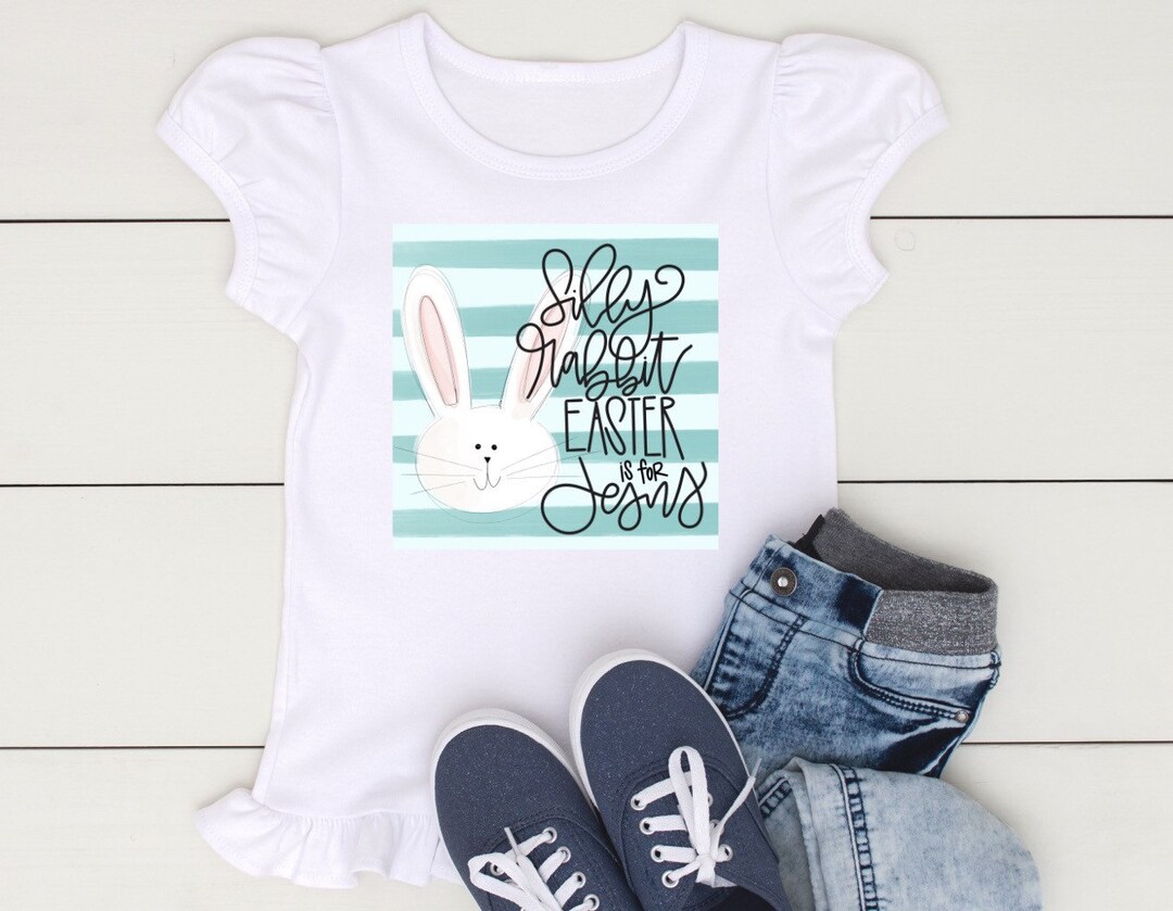 HTV Transfer - DIY Transfer - Easter Bunny - Easter - Spring - Kids - Etsy