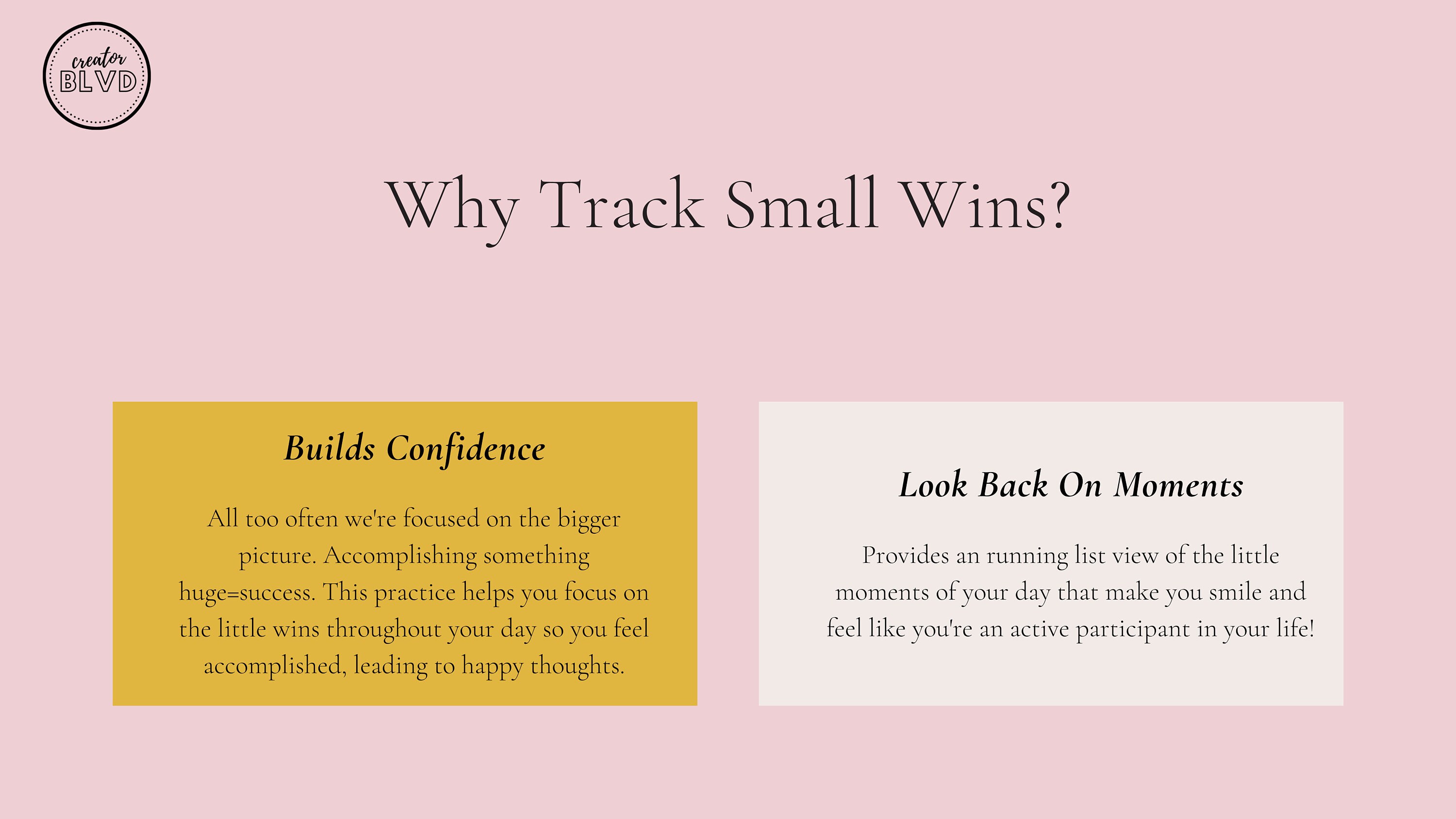 Digital Journal | Small Wins Tracker | Positive Mindset | Motivation ...