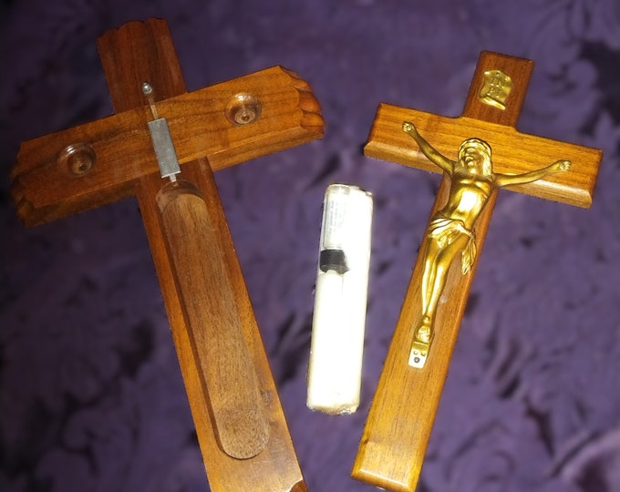 Vintage Catholic Last Rites Sick Call Kit - Etsy