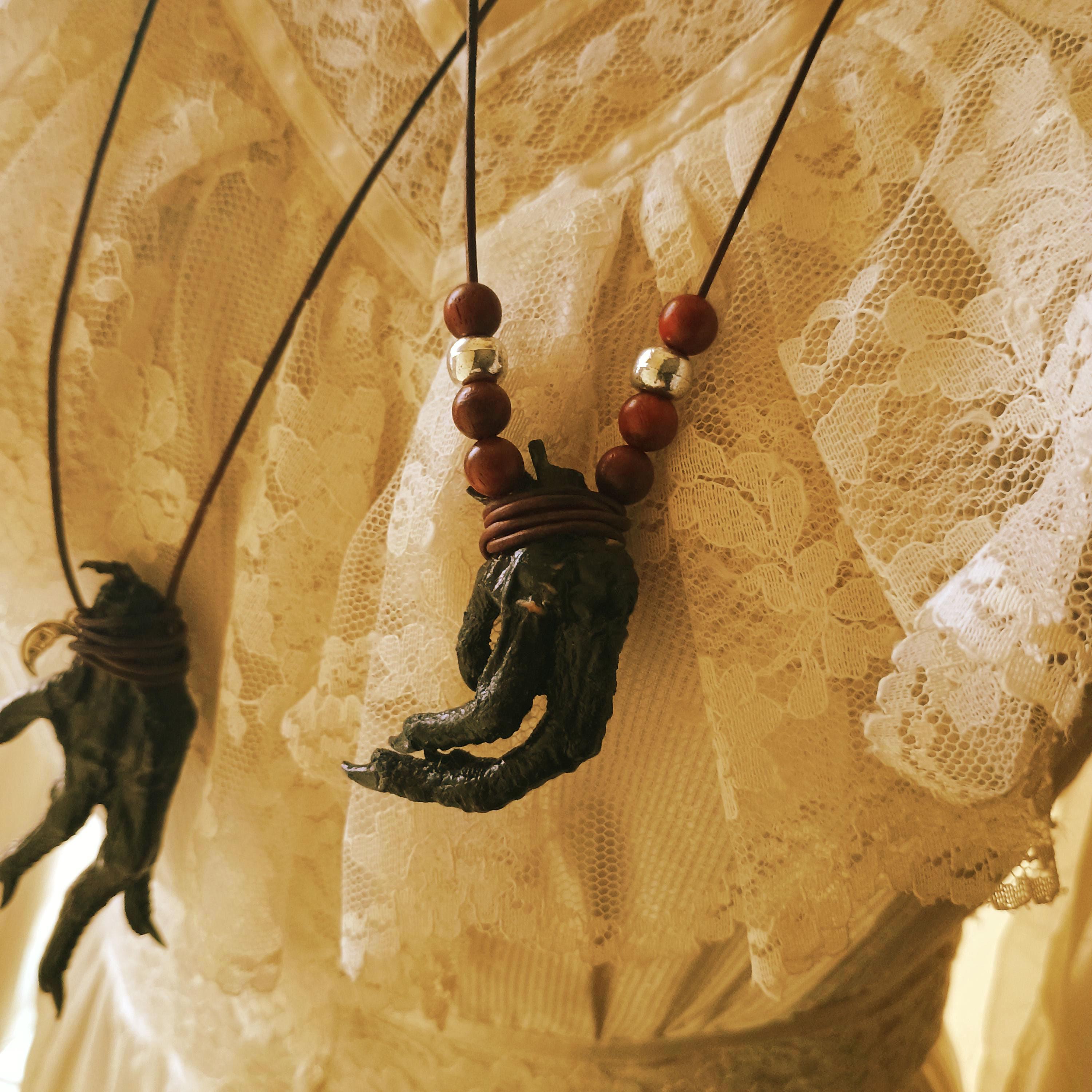Hoodoo Chicken Foot Necklace - Etsy