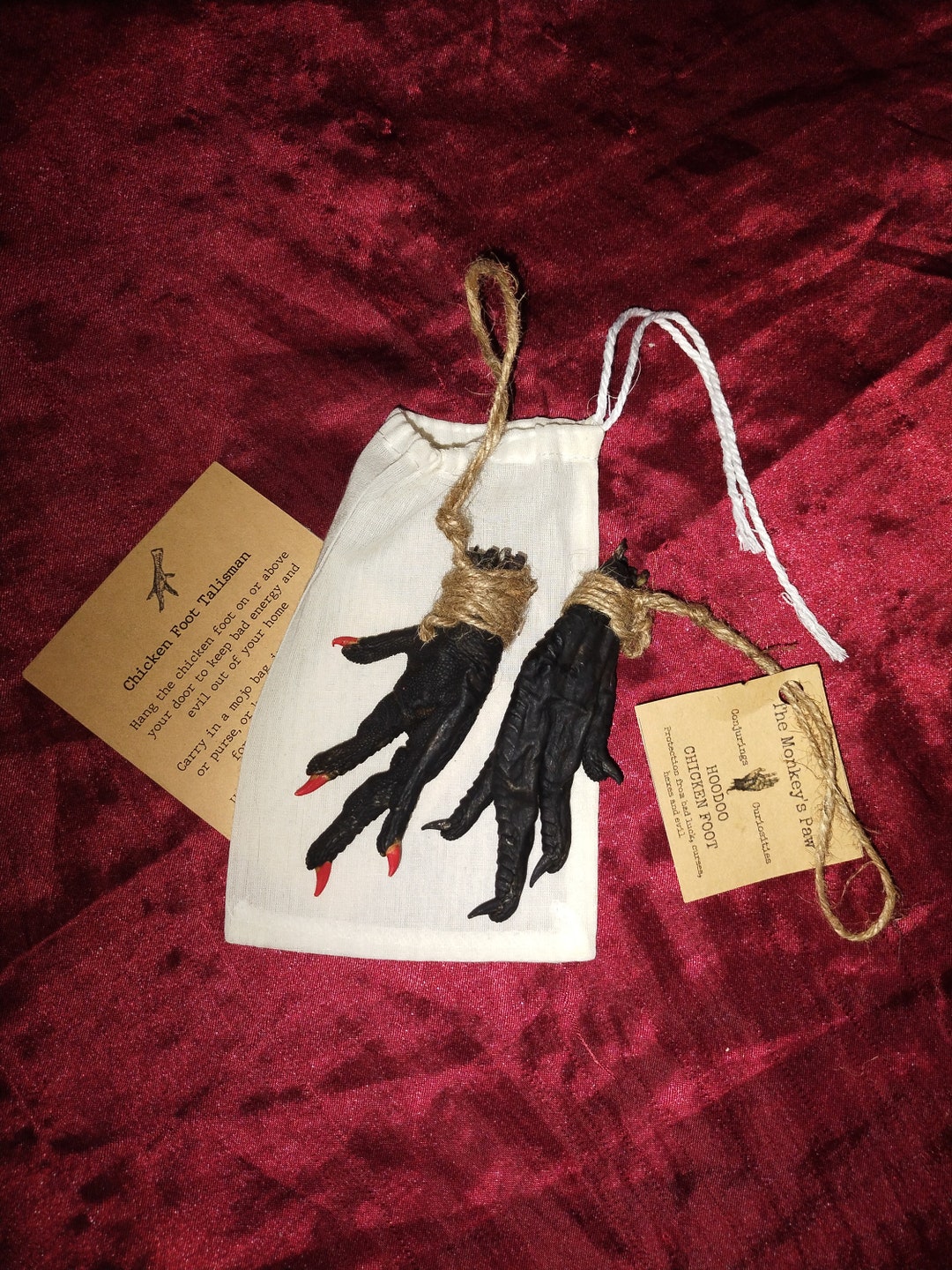 Hoodoo Protection Chicken Foot - Buy One Get One Free. Choose Color - Etsy