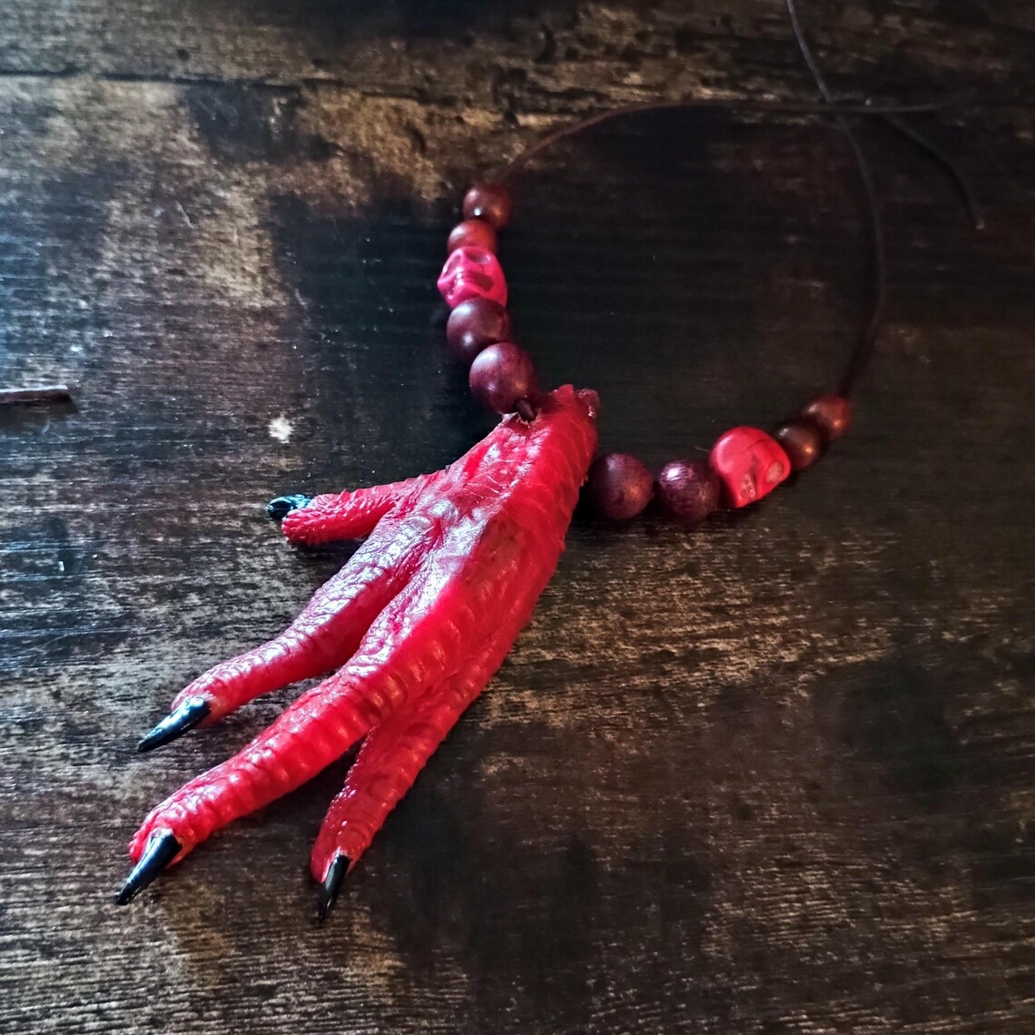 Hoodoo Chicken Foot Necklace - Etsy