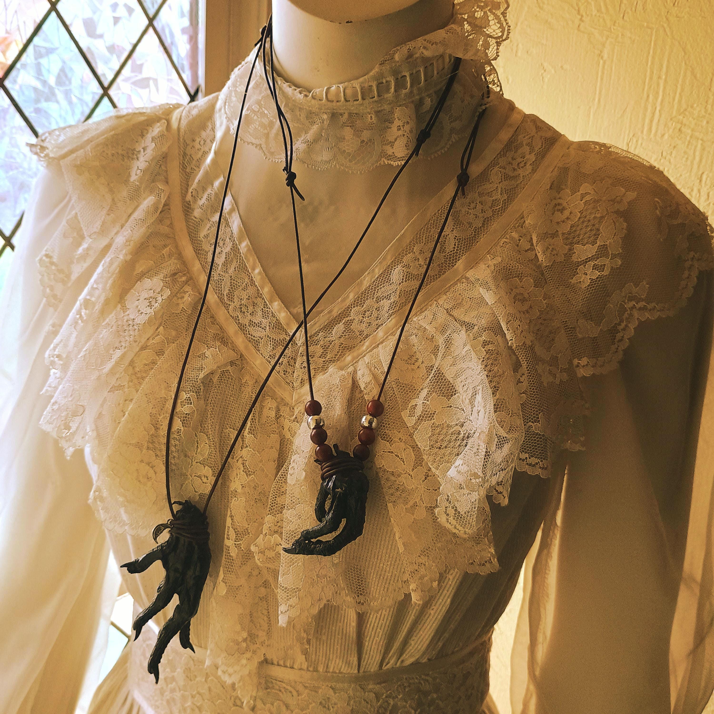 Hoodoo Chicken Foot Necklace - Etsy