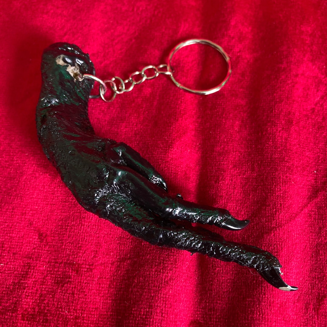 Hoodoo Chicken Foot Keychain 7 COLORS TO CHOOSE - Etsy