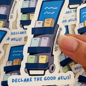 Ministry Cart Jw/ Vinyl Stickers/ Pioneer Gifts/ Jw Stationery ...