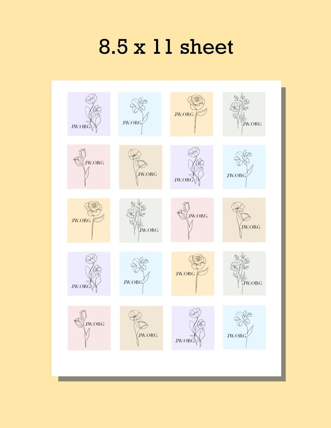 Visit Jw.org Stickers/ Printable Stickers/ Jw Stationery/ Instant ...