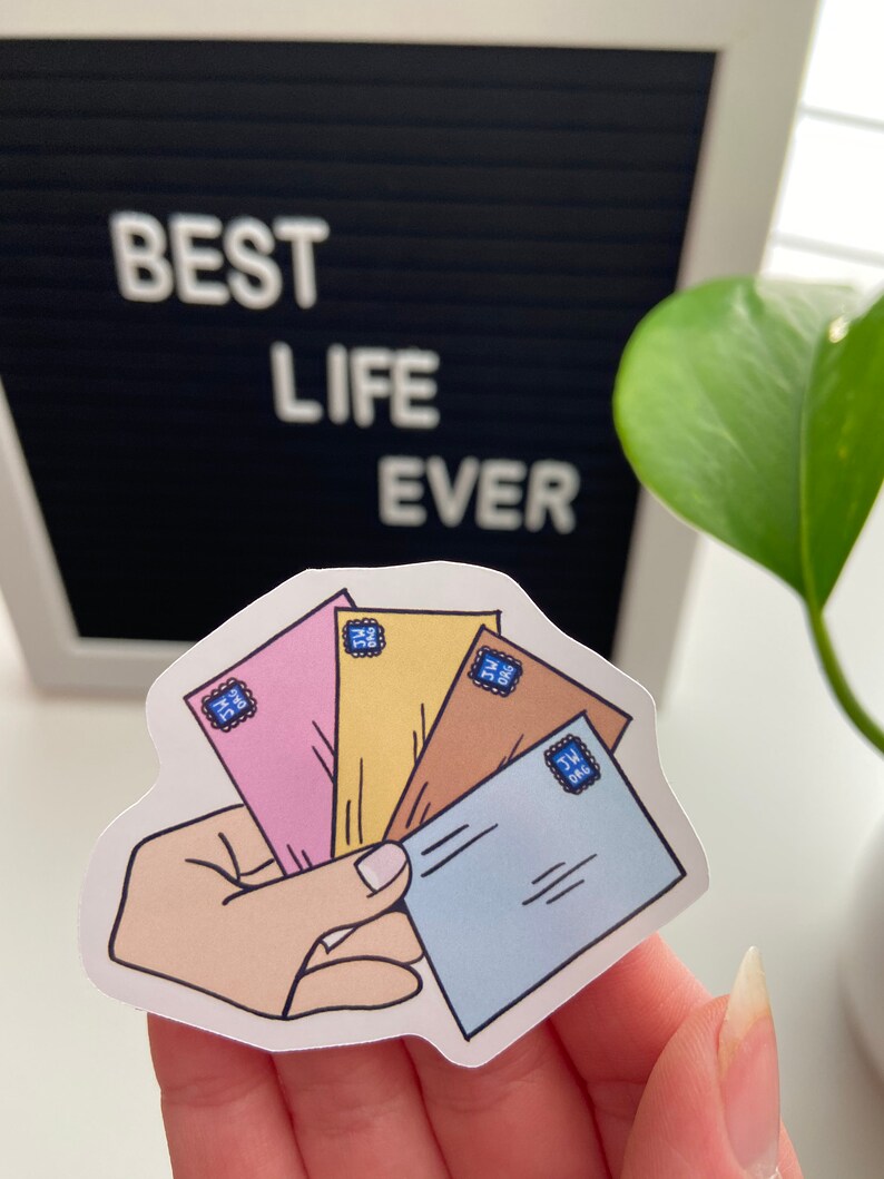 Letter Writing Jw Single Glossy Sticker | Etsy