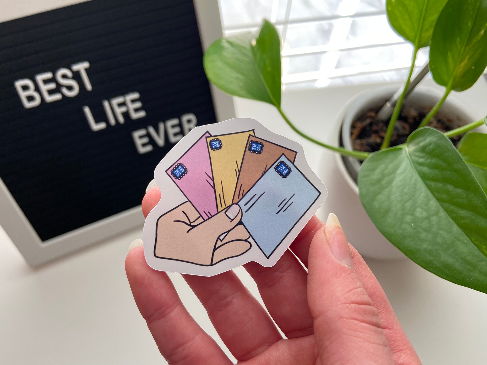 Letter Writing Jw Single Glossy Sticker | Etsy