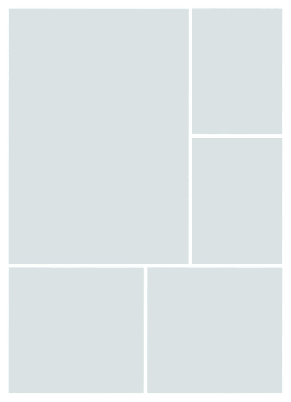 50 5x7 Photo Collage Template Landscape & Portrait Templates - Etsy