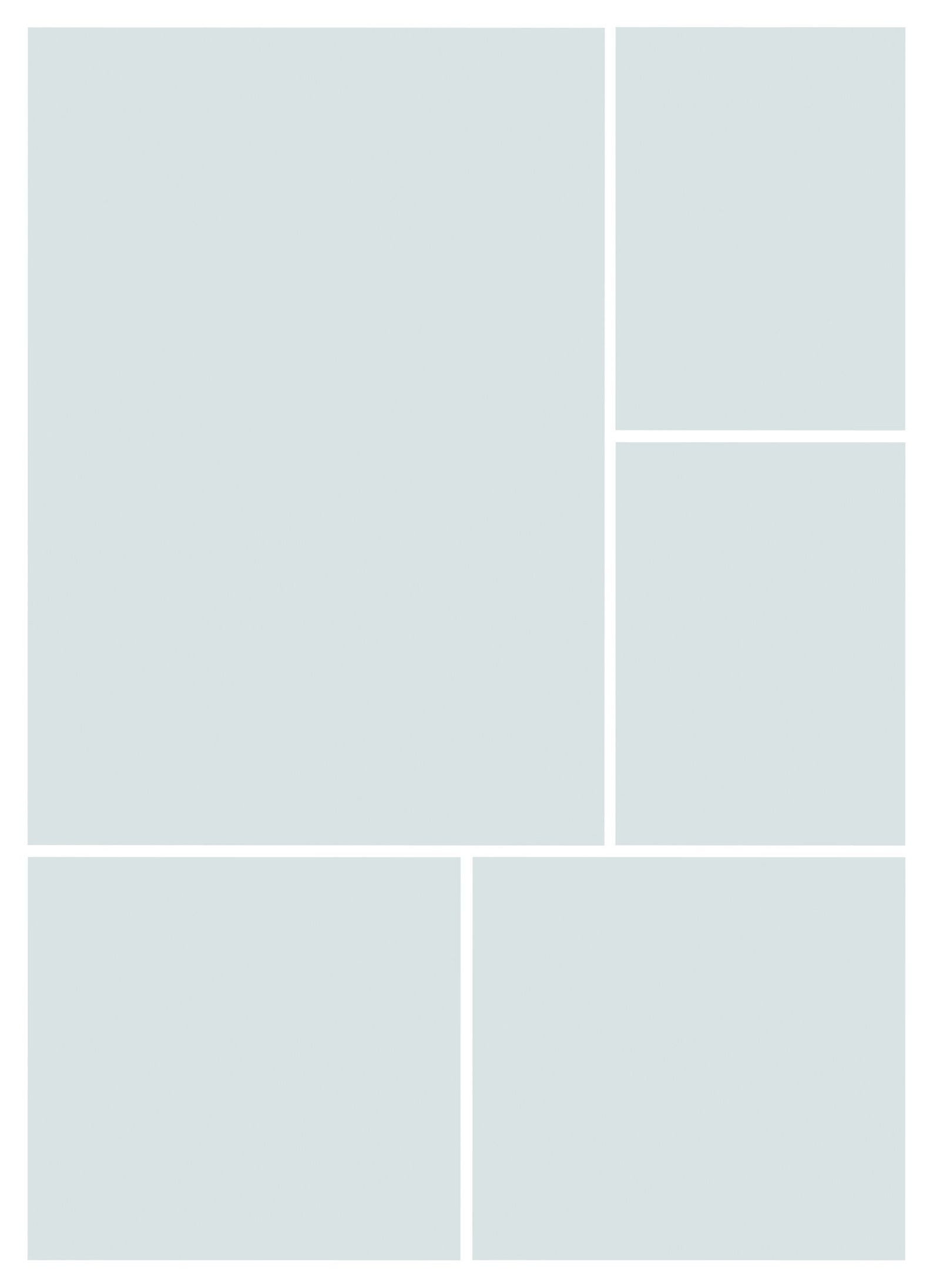 50 5x7 Photo Collage Template Landscape & Portrait Templates Photo ...