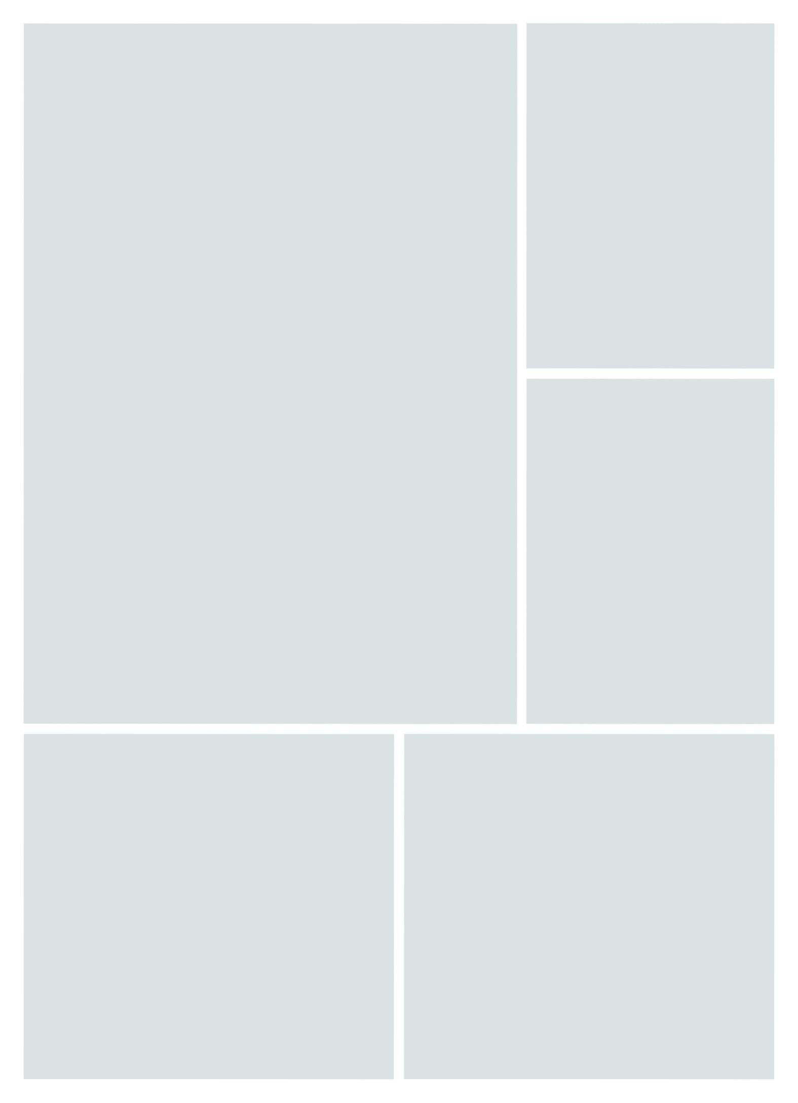 50 5x7 Photo Collage Template Landscape & Portrait Templates Photo ...