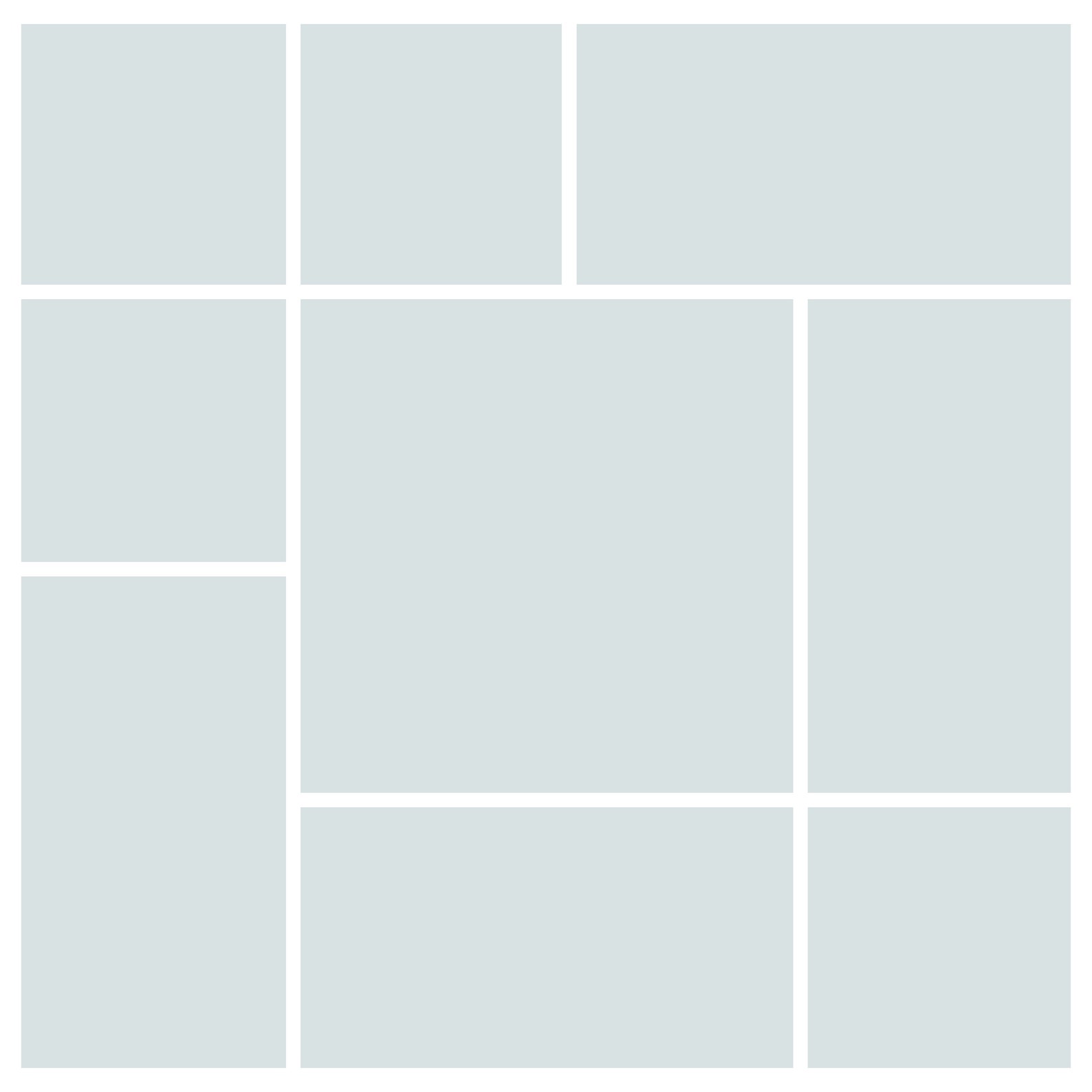 Photo Collage Template Storyboards / Instagram Collage / - Etsy