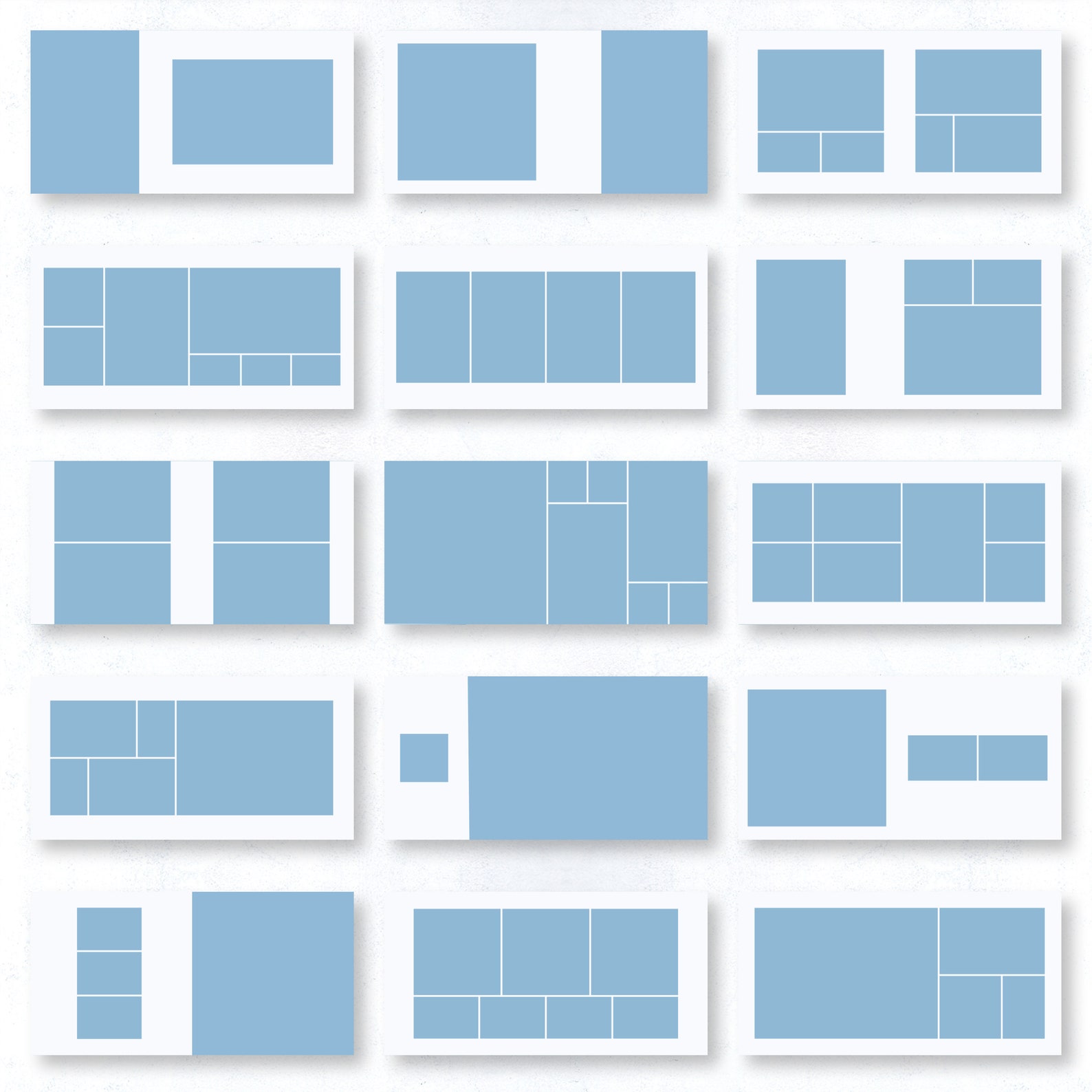 5x5 Photo Album Template Wedding album template photoshop | Etsy