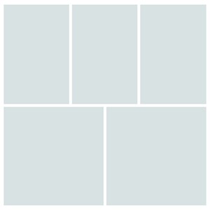 Square Collage, Photoshop Templates, Blog Board Template, Photo Story ...