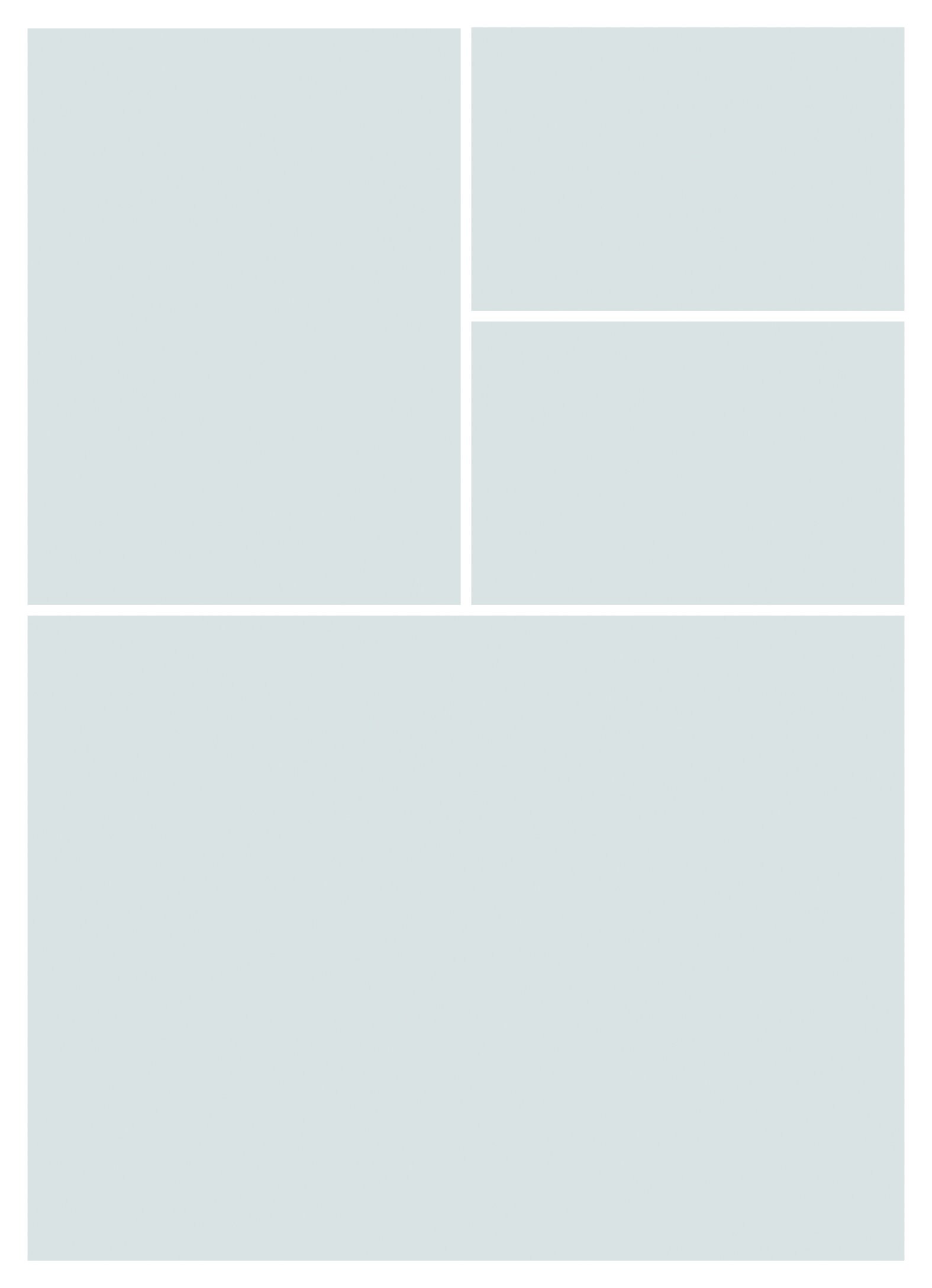 50 5x7 Photo collage template landscape & portrait templates | Etsy