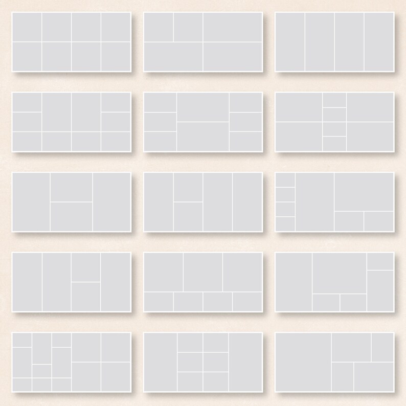 8x8 Photo Album Template Photoshop Collage Template, Photo Collages ...