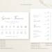 Minimal Script Wedding Timeline Board Template, Simple Wedding ...