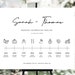 Minimal Script Wedding Timeline Board Template, Simple Wedding ...
