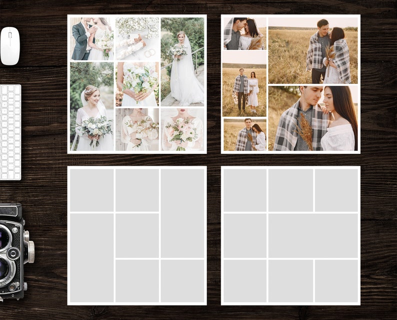 Photo Collage Template Storyboards / Instagram Collage / Moodboard ...