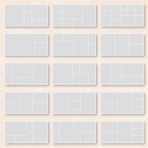 5x5 Wedding Photo Collage Album Template, Photo Collages / Storyboard ...