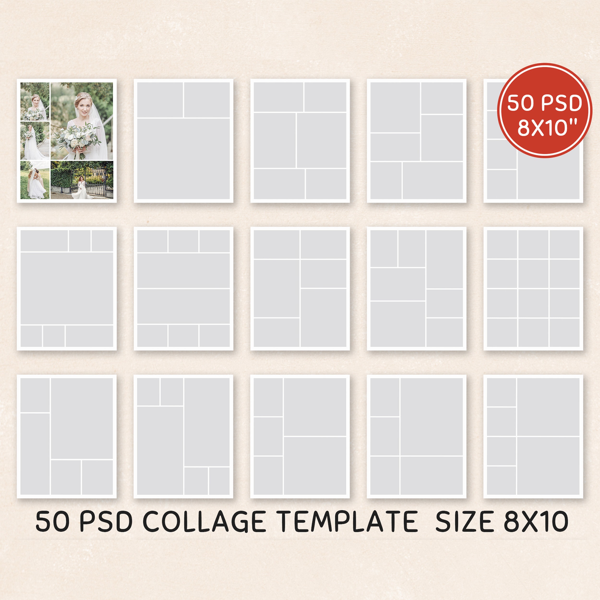 8x10 Printable Template Ashe 📏 Perfect Sizes: Available In 8x10