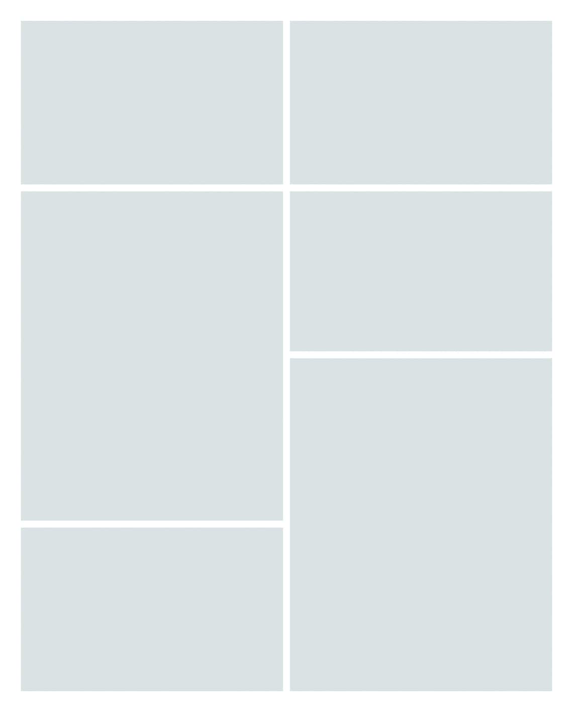 50 8x10 Photo Collage Template Landscape & Portrait Templates - Etsy