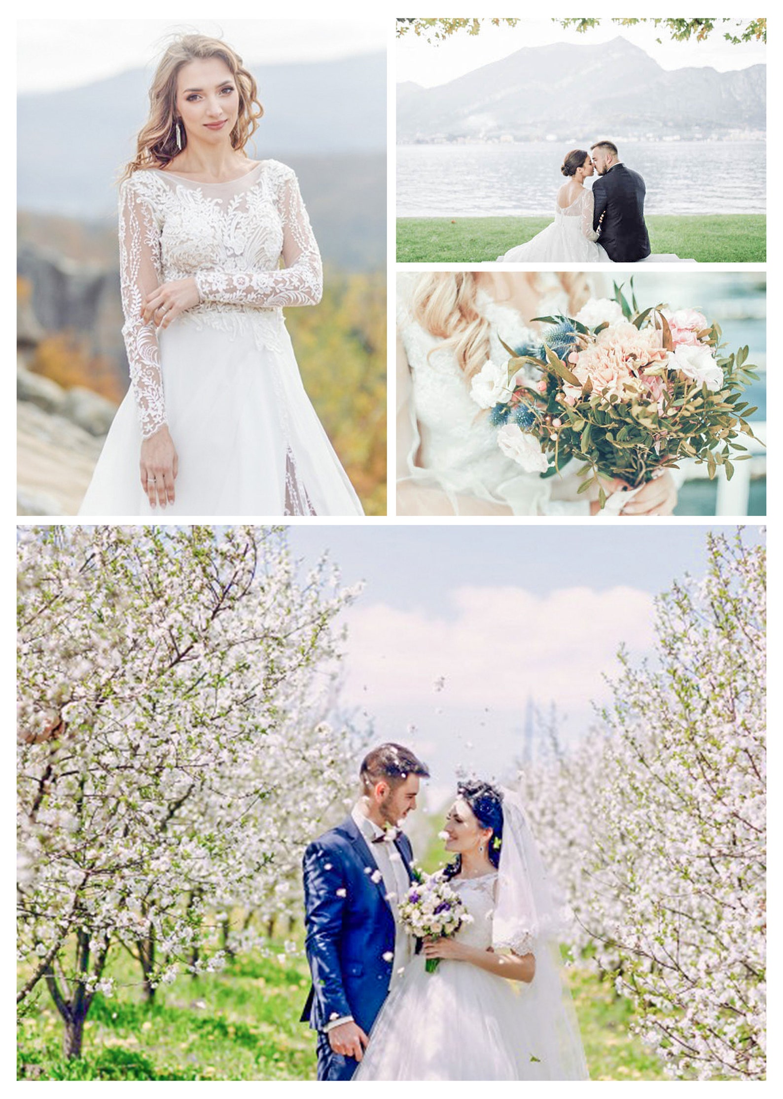 50 A4 Photo Collage Template, Wedding Photo Collage Template, Photo ...