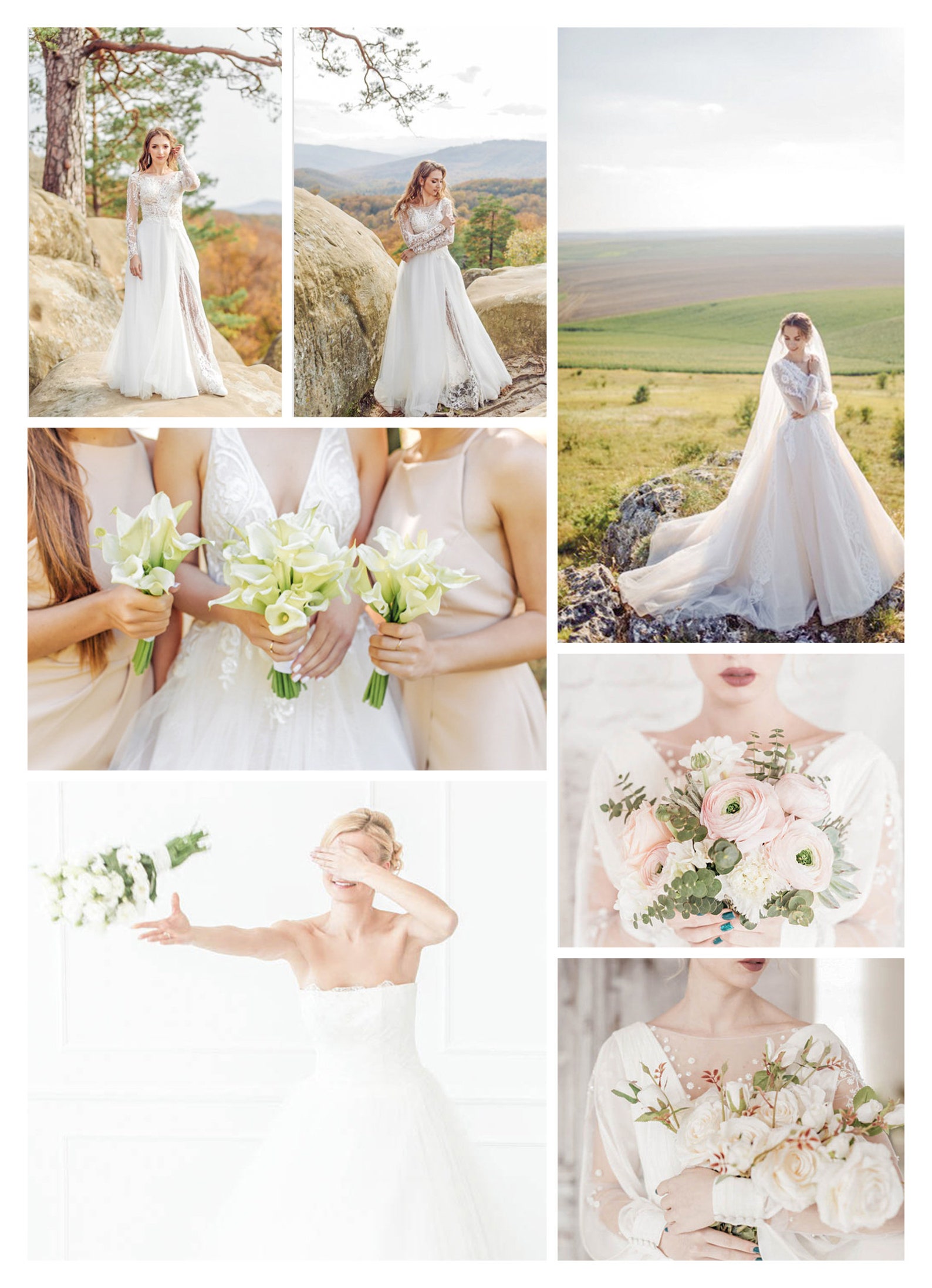 50 5x7 Photo Collage Template Landscape & Portrait Templates Photo ...