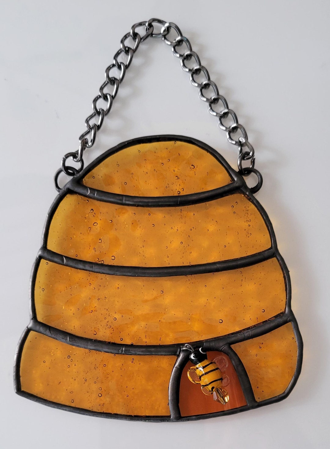 Stained Glass Beehive - Etsy