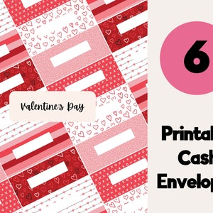 Valentine Theme Printable Cash Envelopes - Etsy